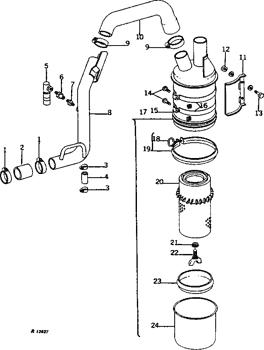 China AT18674 Bolt Deere parts 450, 500A, 500B, 350C, 440, 350B, 500, 350, 540, 600 for sale