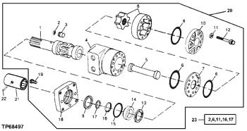 China AT130068 Seal Kit Deere parts 570, 570B, 670A, 670, 670B for sale