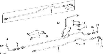 China AT22080 Oil Line Deere parts 401B, 400, 401 for sale