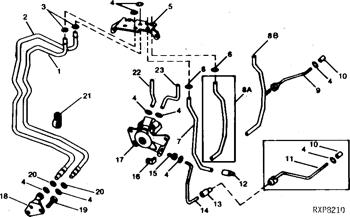 China R51290 Oil Tube Deere parts 301, 2640, 300, 401 for sale