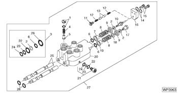 China N140559 Screw Deere parts 302, 550, 743, 350C, 450C, 315C, 9550, 410B, 9250, 401B, 301A, 310C, 510B, 521, 743A, 555, 522, 9300 for sale