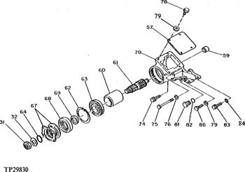 China 0266638 Seal Deere parts 595D, 495D, 595 for sale