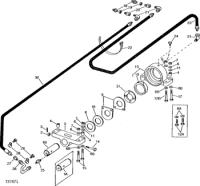 China R55522 Bushing Deere parts 644B, 646, 740, 544, 743, 544B, 444, 644A for sale