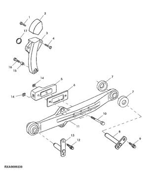 China 19H2328 Cap Screw Deere parts 9330, 9630, 9430T, 9630T, 540D, 9530, 9430, 690CR, 9120, 9530T, 401D, 3700, 743A, 640D, 9230, 693C for sale