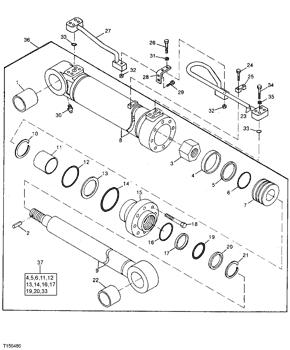 China 0207602 Bushing Deere parts 490 for sale