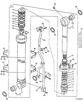 China 0353007 Bearing Deere parts 992D for sale
