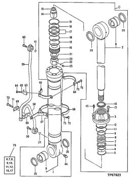China 0259304 Cap Screw Deere parts 750, 600C, 650DLC, 850DLC, 670GLC, 550LC for sale