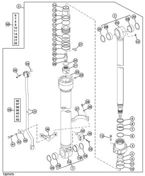 China 0223706 Seal Deere parts 180 for sale