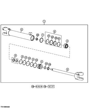 China AH148608 Seal Deere parts 320E, 323E, 310K, 410E, 624H, 553, 624J, 563, 624K, 310SJ, 1200, 315SK, RE68144, FB20, 544J, 310SK, 643G, 540E, 400G, 318E, 110, 410G, 210C, 450G, 605K, 770B, 450H, 315SJ, 570, 300D, 524K, 540G, 770C,... for sale