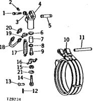 China AT71341 Seal Deere parts 350B, 340D, 350D, 400G, 450, 450B, 350C, 450C, 440, 455D, 450D, 550B, 455E, 450E, 640, 440C, 640D, 555, 440D, 555A, 550A, 555B, 740, 540, 550, 540B, 540D, 350 for sale