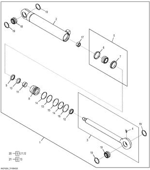 China H152202 Seal Deere parts 9510R, 903JH, 9510RT, 903KH, 909JH, 909KH, 9560R, 9560RT, 670G, 210LE, 110, 210C, 300D, 415B, 326E, 310C, 310E, 310G, 310J, 310K, 563, 840, 605K, 843, 655K, 315C, 328E, 315CH, 329E, 332E, 333E, 315SJ,... for sale