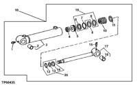 China R99444 Bushing Deere parts 570, 540G, 570B for sale