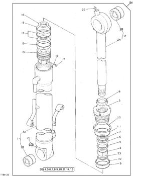 China 0195708 Bushing Deere parts 290D for sale
