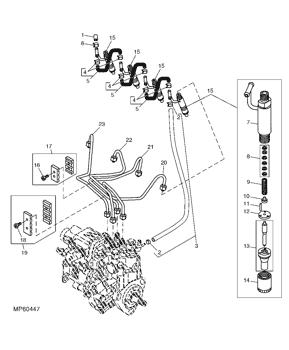 China AM100752 Clamp Deere parts 850D, 15, 35D, 855D, 30, 17D, 25, 3375, 27D, 110, 4475, 570, 2020, 204K, 304K, 50D, 2030A, 4X2, GATOR, 4X4, 35G, 60D, 6X4 for sale
