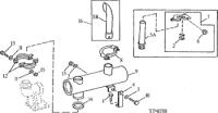China AT29268 Clamp Deere parts 444D, 544, 444, 710B, 653E, 643, 544B, 643D, 710D, 544C, 444C, 544D for sale