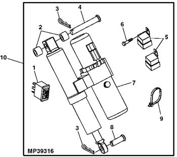China M2072T Pin Fastener Deere parts 850D, 350C, 350B, 350D, 4X4, 350 for sale