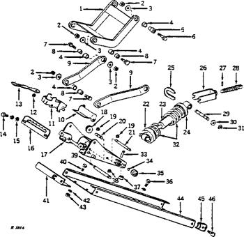 China R30429 Bushing Deere parts 500A, 500B, 540B, 740, 500C, 440, 740A, 510, 640, 440C, 540, 500 for sale