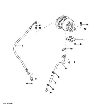 China RE65978 Clamp Deere parts 323D, 595, 324J, 1850, 690ELC, 325, WL56, 70D, 310E, 210K, 210LE, 210LJ, 2254, 790ELC, 700H, 326D, 750, E240LC, 750C, 750C-II, 1010D, 335C, 6.8, 1010E, 335D, 415B, 430B, 435C, 1110D, 1110E, 437D, 1490... for sale
