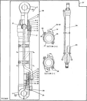 China 0325912 Clamp Deere parts 690D for sale