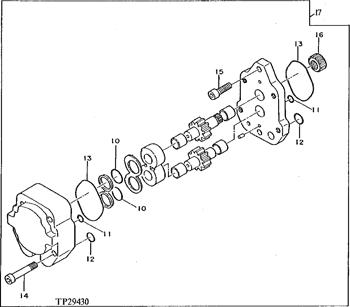 China 0215610 O-Ring Deere parts 595D, 290D, 490, 590D, 495D for sale
