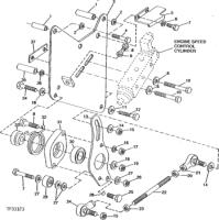 China 14H1025 Nut Deere parts 690ELC, 760A for sale