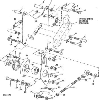 China 14H1025 Nut Deere parts 690ELC, 760A for sale