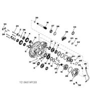 China B3685R O-Ring Deere parts DF180, 3700, 660D, RE151971, 643, 24, 643D, 1200, 450G, 643G, 1400, 744E for sale