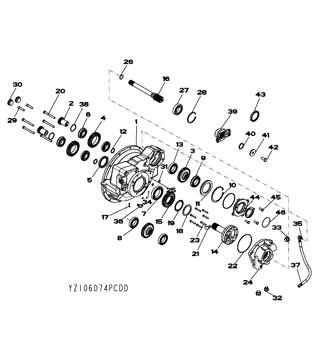 China B3685R O-Ring Deere parts DF180, 3700, 660D, RE151971, 643, 24, 643D, 1200, 450G, 643G, 1400, 744E for sale