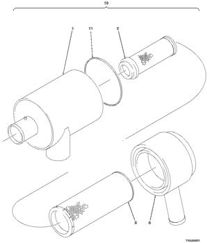 China AT178515 Cover Deere parts 670D, 624H, 624K, 1200, RE68144, 690ELC, 1400, 670C, 653E, 644E, 544K, 2254, E210LC, 444K, E240LC, 524K, YZ19489, 750C, 750C-II, 850B, 544E, 544G, RE151971, 540E, 540G, 750J for sale
