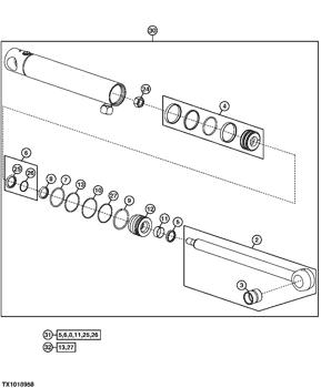 China H170539 Nut Deere parts 9510R, 9510RT, 9530, 9560R, 9560RT, FB20, 9630, 9300G, 210K, 210LE, 210LJ, 210C, 700H, 300D, 410J, 6.8, 310C, 310E, 310G, 310J, 660D, 310K, 310SJ, 840, 310SK, 755K, 315C, 315CH, 315SJ, 110, 315SK, 325... for sale