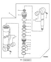 China 0166005 O-Ring Deere parts 600C, 550LC for sale