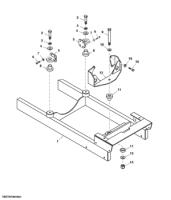 China 0050010170 Nut Deere parts 1850 for sale