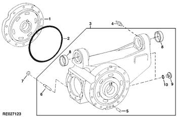 China R105436 Cover Deere parts 1100 for sale