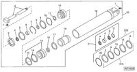 China AH148164 Hydraulic Cylinder Kit Deere parts 570, 9120, 840 for sale