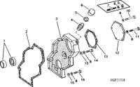 China R50352 Cover Deere parts 690B, 644C, 743, 740A, 646C, 740, 762B, 762A, 693B, 743A for sale