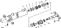 China AR105355 Hydraulic Cylinder Kit Deere parts 350C, 500C, 740A, 9300, 410, 9305, 450C, 743, 450D, 640, 693B, 555, 550A, 9500, 544B, 655, 743A, 755A, 755, 550, 310, 855, 310A, 760 for sale