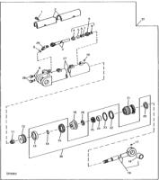 China AR105391 Hydraulic Cylinder Kit Deere parts 740, 740A for sale