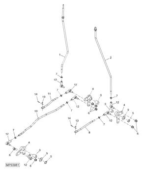 China R27077 Pin Fastener Deere parts 323D, 320E, 325, 323E, 326D, 328D, 329D, 332, 332D, 333D, 110, 240, 260, 280, 313, 315, 317, 318D, CT322, 326E, 700A, 319D, CT332, 318E, 320D, 319E for sale