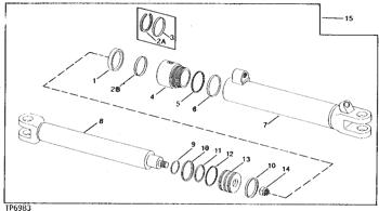 China AT38068 Hydraulic Cylinder Kit Deere parts 440 for sale