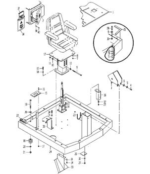 China 0290226076 Cover Deere parts 2254 for sale