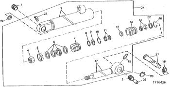 China R53296 Pin Fastener Deere parts 990, 646, 400, 540D, 624H, 444, 350B, 340D, 624J, 646C, 350D, 624K, 2640, 301, 624KR, 444JR, 2750, 301A, 644A, 2755, 302, 644B, 444D, 401, 644C, 444C, 2955, 743, 644D, 401B, 644E, 444J, 444H, 640, 210... for sale