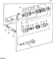 China RE14082 Hydraulic Cylinder Kit Deere parts 415B, 440C, 570, 570B for sale