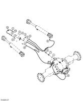 China AT66124 Hose Deere parts 844, 848HTJ, RE151971, 540E, 540G, 1200, RE68144, 1400, 848H for sale