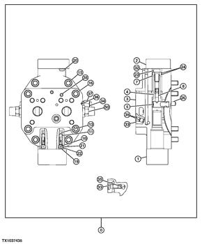 China 0254107 Pin Deere parts 595D, 220DW, 595, 992D, 495D, 550LC, 190GW, 190DW, 230GW for sale