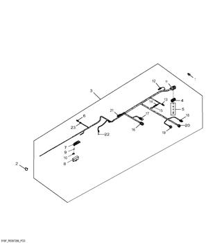 China 57M8637 ELEC. CONNECTOR HOUSING Deere parts 650J, 1170E, 1210E, 1010E, 1510E, 700J, 2.9, 850J, 1110E, 450J, 850JR, 6.8, 550J, 1270E, 810E, 1070E, 1910E, 750J, 4.5 for sale