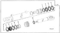China AR105537 Hydraulic Cylinder Kit Deere parts 440C, 440D, 540D, 340D, 540B for sale