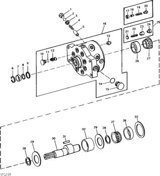 China AR39694 Hydraulic Pump Deere parts 500A, 700A, 500, 500B for sale