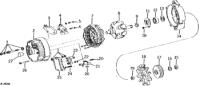 China AR93945 Elec. Connector Terminal Deere parts 544E, 644B, 646, 444D, 540B, 644C, 444C, 444, 540D, 340D, 644D, 740, 644E, 544B, 640, 544C, 440C, 640D, 544D, 740A, 440D for sale