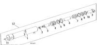 China MG847420 Hydraulic Cylinder for sale