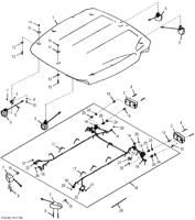 China 57M10126 Elec. Connector Housing Deere parts 310SK, 310J, 710K, 710J, 310K, 410J, 310SJ, 410K for sale